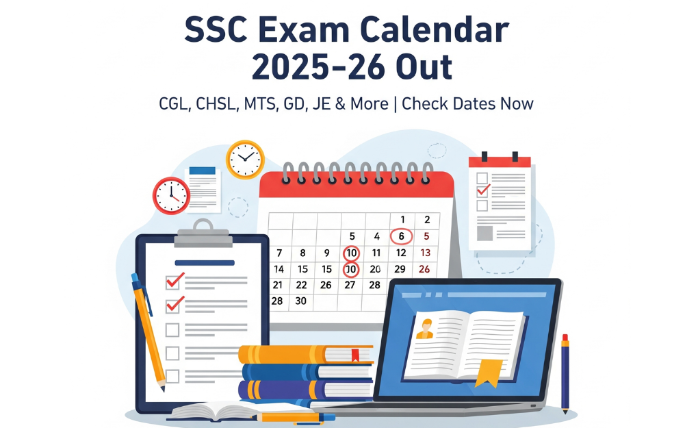 SSC Exam Calendar 2025–26 Out: Check Complete Schedule For SSC CGL ...